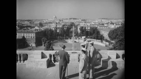 1944 - A tour guide shows American troop... | Stock Video | Pond5
