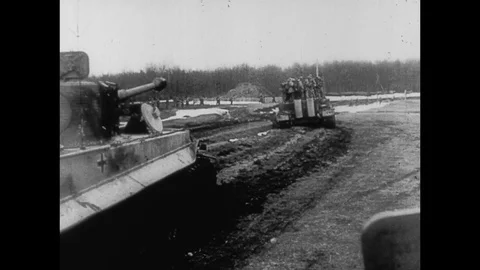 1944-Wehrmacht / Eastern Front / Tank / ... | Stock Video | Pond5