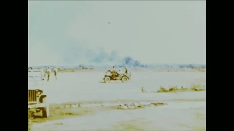 1945 - The burned corpse of a pilot is p... | Stock Video | Pond5