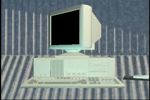 1945 computer cpu monitor | Stock Video | Pond5