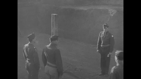 1945-Execution / Anton Dostler / Italy /... | Stock Video | Pond5