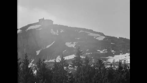 1945 - Exteriors of Hitler's mountain re... | Stock Video | Pond5