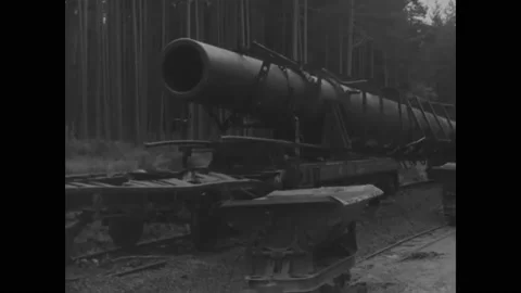 1945 - General Patton inspects the world... | Stock Video | Pond5