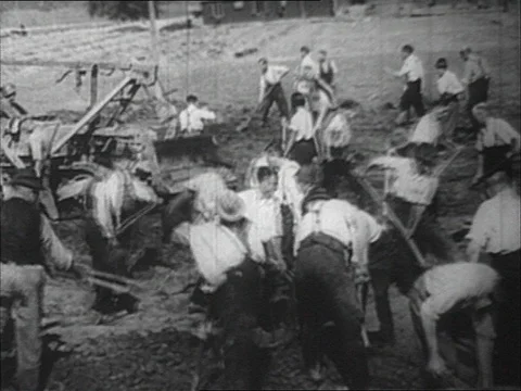 1945-KZ Mittelbau-Dora / Germany / 1945 | Stock Video | Pond5