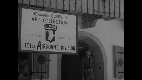 1945-Looted Art / Goering Art Collection... | Stock Video | Pond5