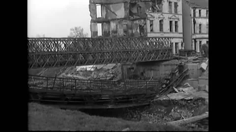 1945 - US soldiers in Germany during WW2... | Stock Video | Pond5