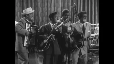 1946 - In this musical, the Vagabonds au... | Stock Video | Pond5