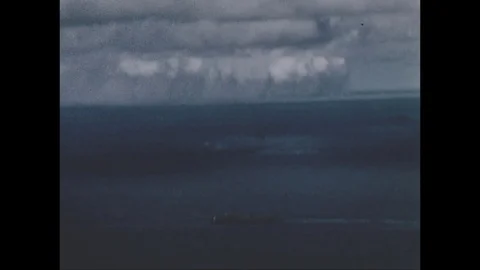 1946-Test Baker / Atomic Bomb Testing / ... | Stock Video | Pond5