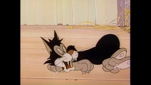 1947 - In this animated film, Herman the... | Stock Video | Pond5