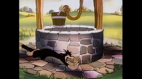 1947 - In this animated film, Katnip the... | Stock Video | Pond5