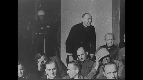 1947-Dachau Trials / Concentration Camp ... | Stock Video | Pond5