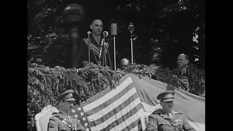 1947 - General Clay and Prime Minister D... | Stock Video | Pond5