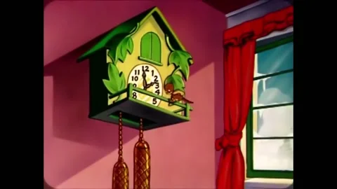 1948 - In this animated film, a cuckoo c... | Stock Video | Pond5