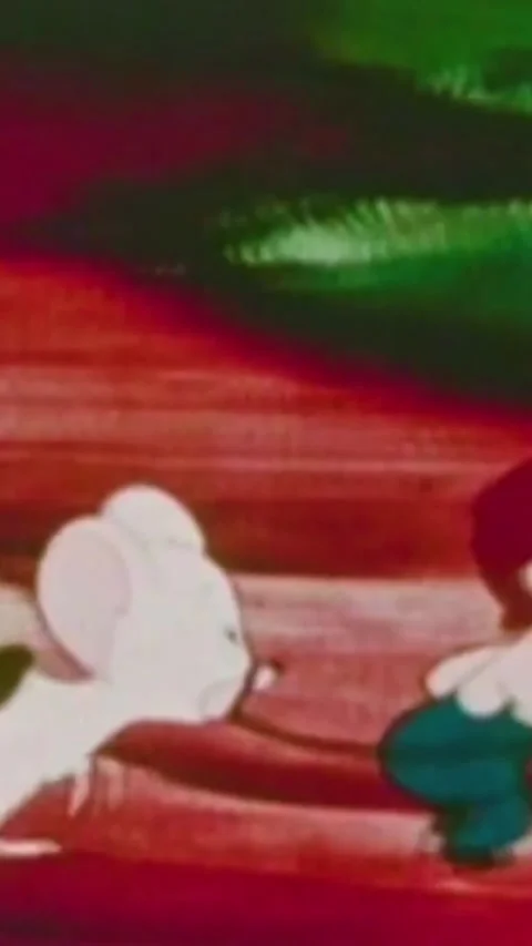 1948 - In this animated film, Tom Thumb ... | Stock Video | Pond5