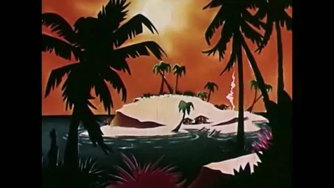 1949 - Animation is used to show the arc... | Stock Video | Pond5