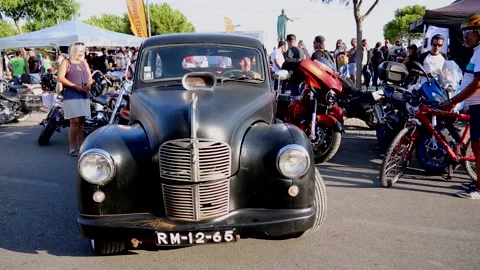 1949 Austin Devon, hot rod - rat rod cus... | Stock Video | Pond5