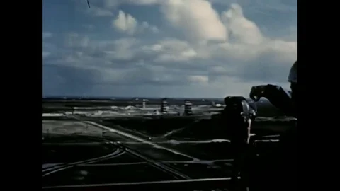 1950s - The explosion of the NASA Vangua... | Stock Video | Pond5