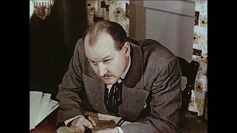 A 1950s film about communist spies in Am... | Stock Video | Pond5