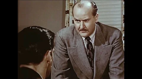 A 1950s film about communist spies in Am... | Stock Video | Pond5