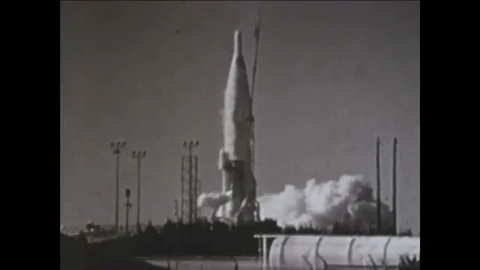 1950s - With the formation of NASA, the ... | Stock Video | Pond5