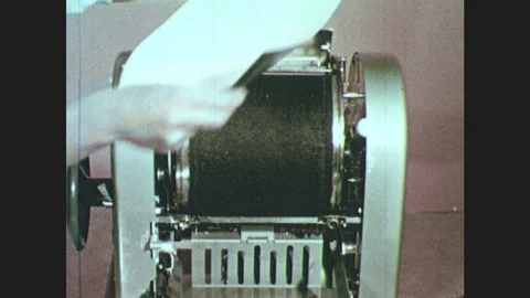 Mimeograph Machine Stock Video Footage | Royalty Free Mimeograph ...