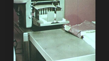 1950s: Hands take file from mimeograph. ... | Stock Video | Pond5