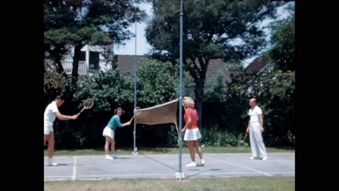 Woman Badminton Double Stock Videos – Royalty-Free HD & 4K Videos