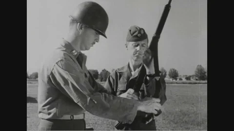 1950s - NATO military officers are train... | Stock Video | Pond5