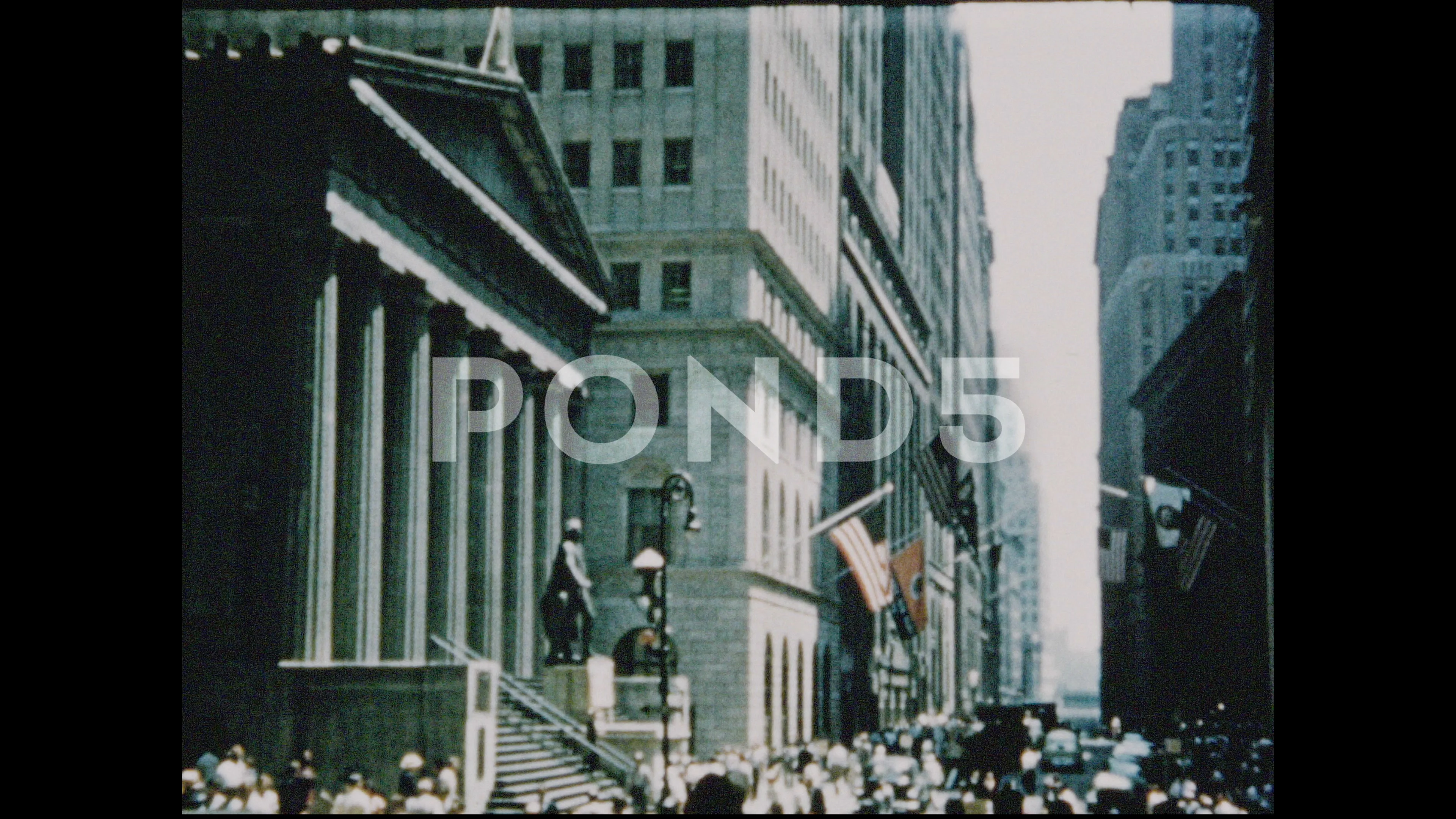 People Walking In The 1950