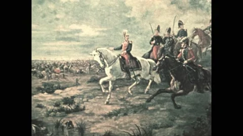 1950s: Portrait of colonial man hangs on... | Stock Video | Pond5