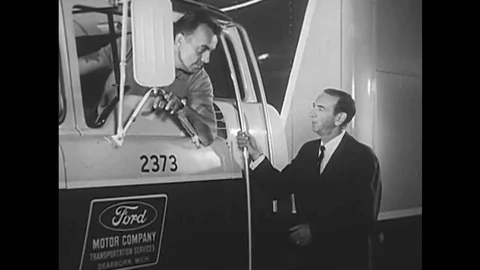 1950s, Safe driving, Smith System of No ... | Stock Video | Pond5