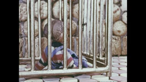 1950s: Stop-motion puppet animation- Wit... | Stock Video | Pond5