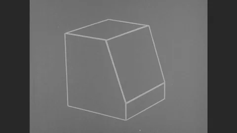 1950s: United States: Drawing Of Object ... | Stock Video | Pond5