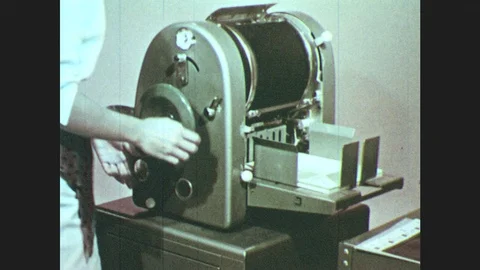Mimeograph Machine Stock Video Footage | Royalty Free Mimeograph ...