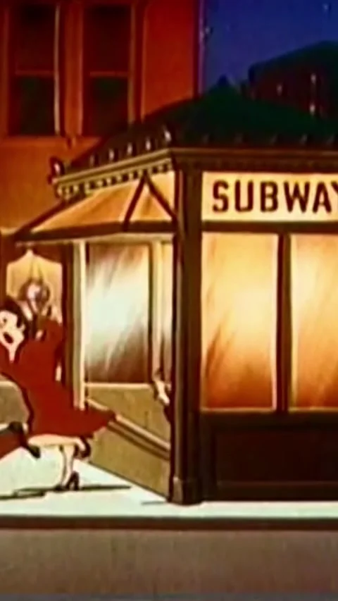 1954 - In this animated film, Casper the... | Stock Video | Pond5