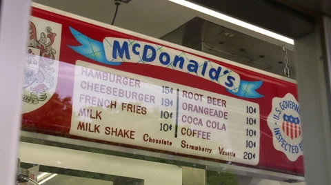 Lunch Menu Mcdonald Stock Videos – Royalty-Free HD & 4K Videos | Pond5