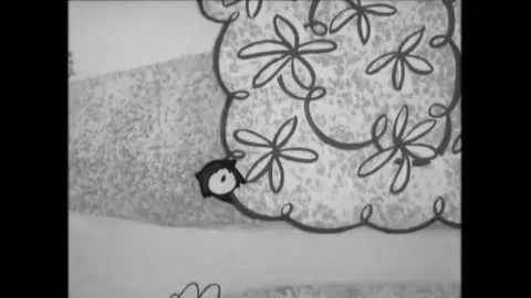 1958 - In this animated film, Little Aud... | Stock Video | Pond5