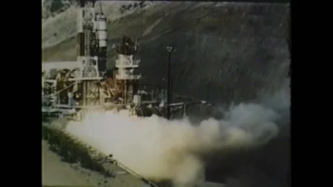 1958 - Firing tests are conducted for Ti... | Stock Video | Pond5