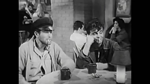 1959 - In this comedy movie, beatnik poe... | Stock Video | Pond5