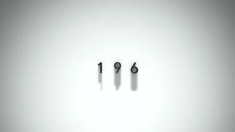 196 3D title animation matte black text ... | Stock Video | Pond5