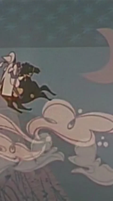 1960 - In this animated film, a Persian ... | Stock Video | Pond5