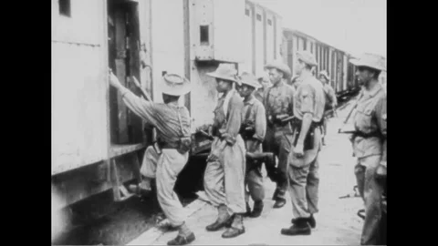 1960 - Combat footage between North and ... | Stock Video | Pond5