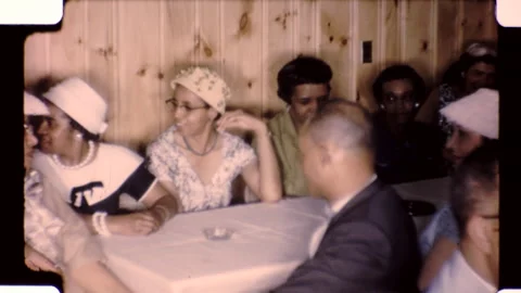 1960s African American Black WEDDING Gue... | Stock Video | Pond5