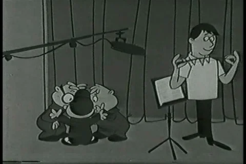 1960s - In this animated commercial, Alv... | Stock Video | Pond5