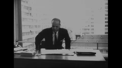 1960s - Charles Gordon presents his frie... | Stock Video | Pond5