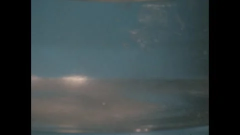 1960s: Close-up of crystals being stirre... | Stock Video | Pond5