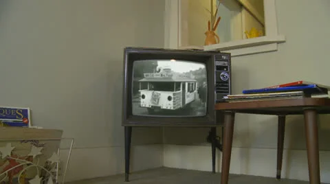 1960's Flash commercial on old tv | Stock Video | Pond5