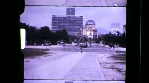 1960s Hiroshima Atom Bomb Target WW2 Jap... | Stock Video | Pond5