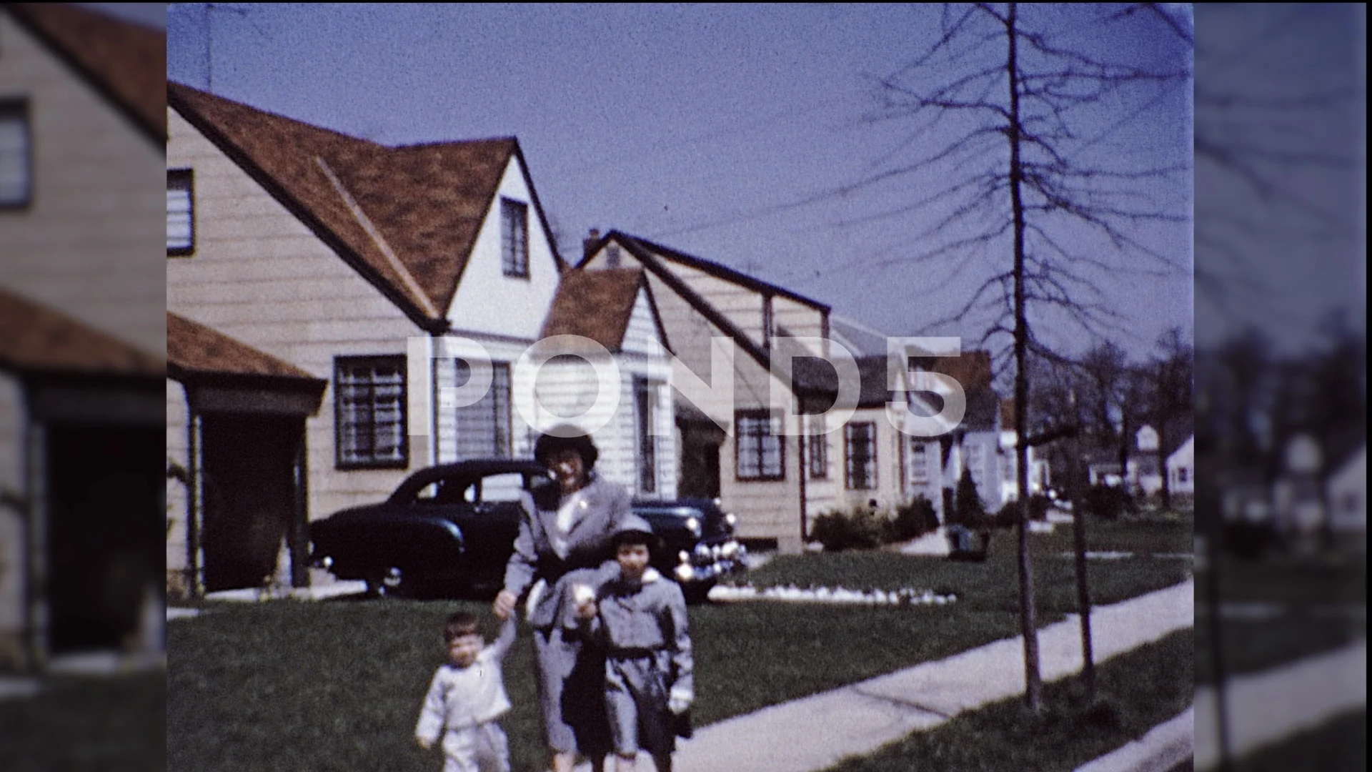 1950s Suburban Street