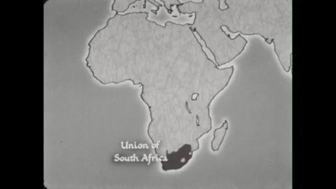 1960s: Map of United Kingdom with "Eire"... | Stock Video | Pond5